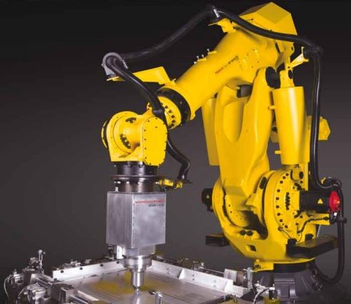 6 Axis Mampu menyerahkan hingga 700 kg FANUC M-900iB/700 Robot Arm ...
